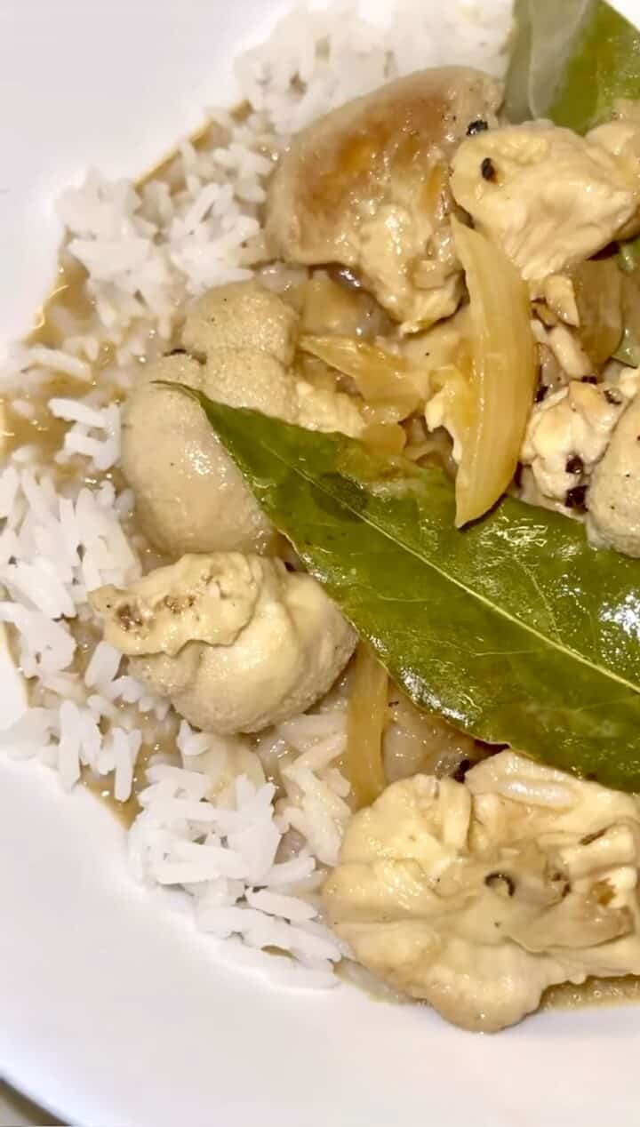 Vegan Mushroom Filipino Adobo - Make Pure Thy Heart