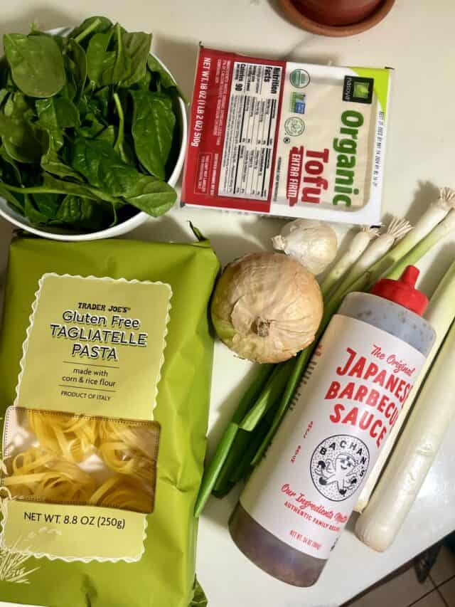 Vegan Tagliatelle With Bbq Tofu Recipe - Make Pure Thy Heart
