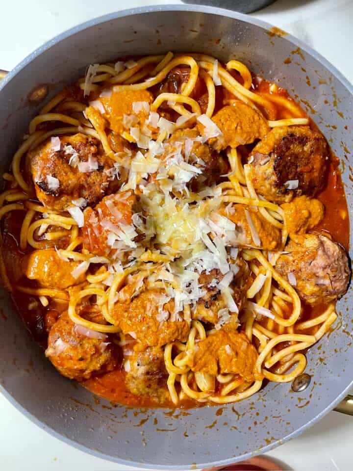Slow-Dried Spaghetti & Vegan Meatballs Recipe - Make Pure Thy Heart