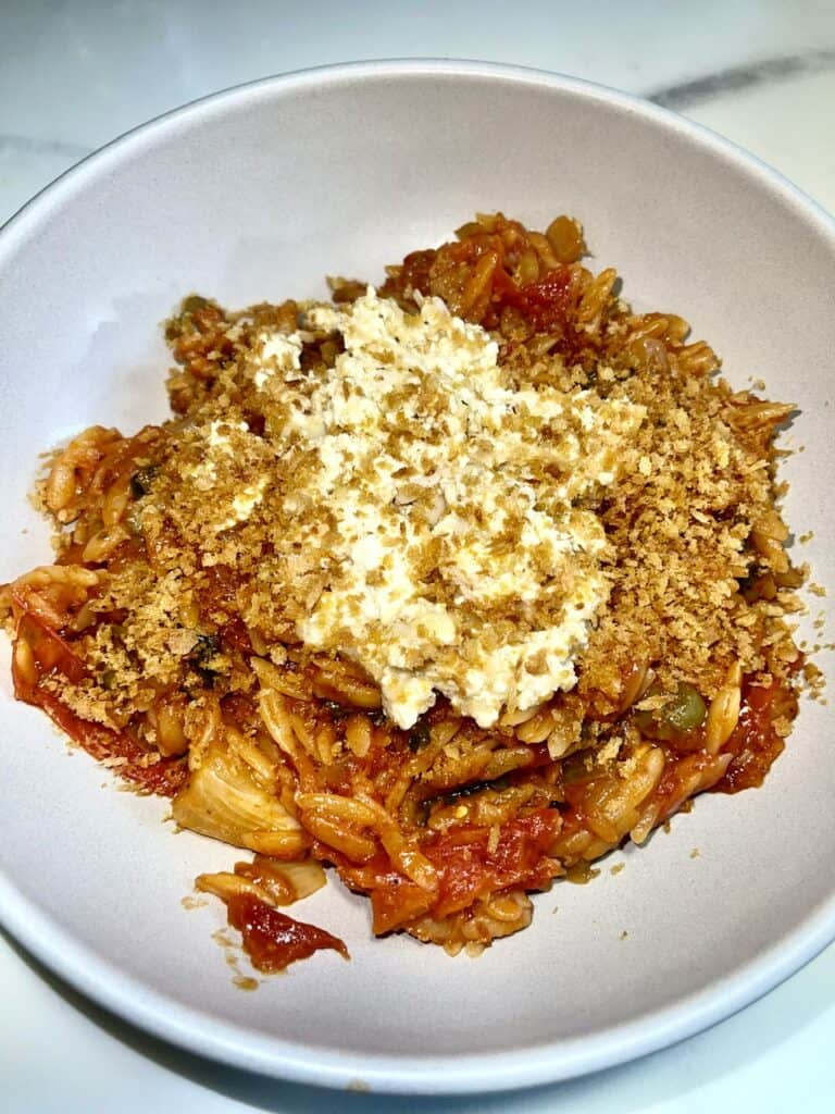 One Pot Puttanesca Alla Ali Slagle (Vegan) - Make Pure Thy Heart