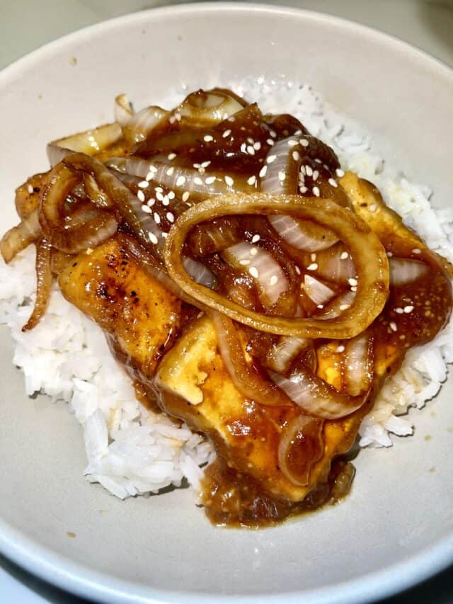 Vegan Tofu Bistek Tagalog (Filipino Beef Steak) - Make Pure Thy Heart