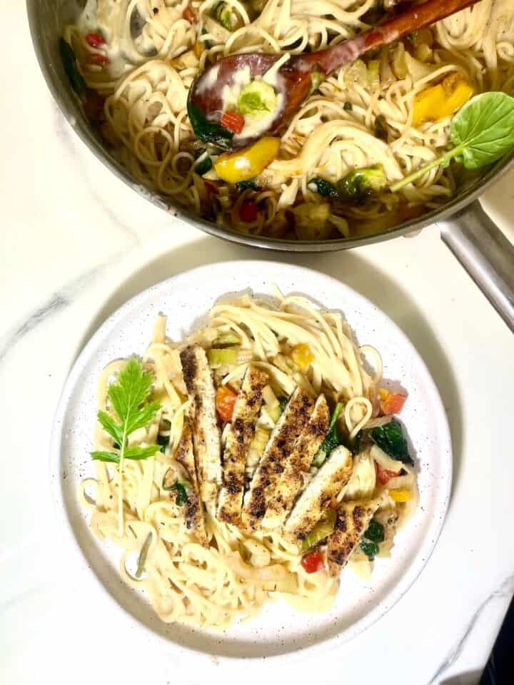 Vegan Walhalla Pasta Inspired by Outback Steakhouse - Make Pure Thy Heart