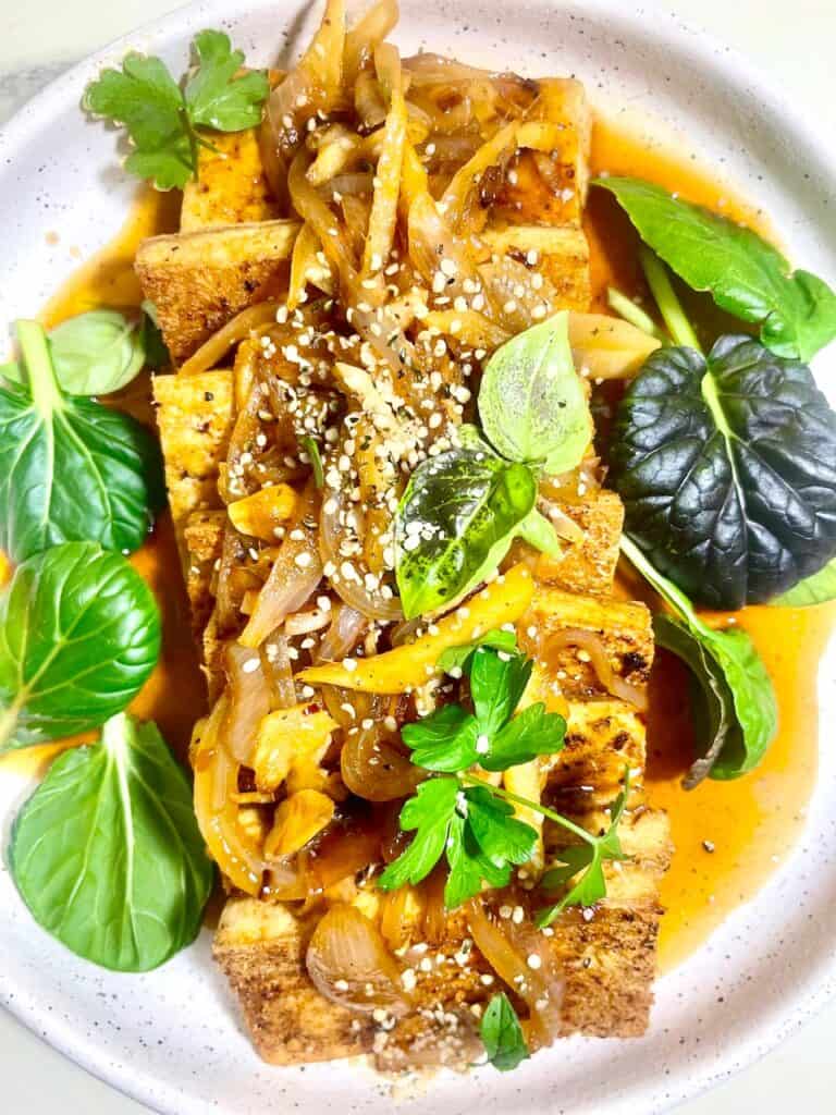 Japanese Tofu Steak Recipe - Make Pure Thy Heart