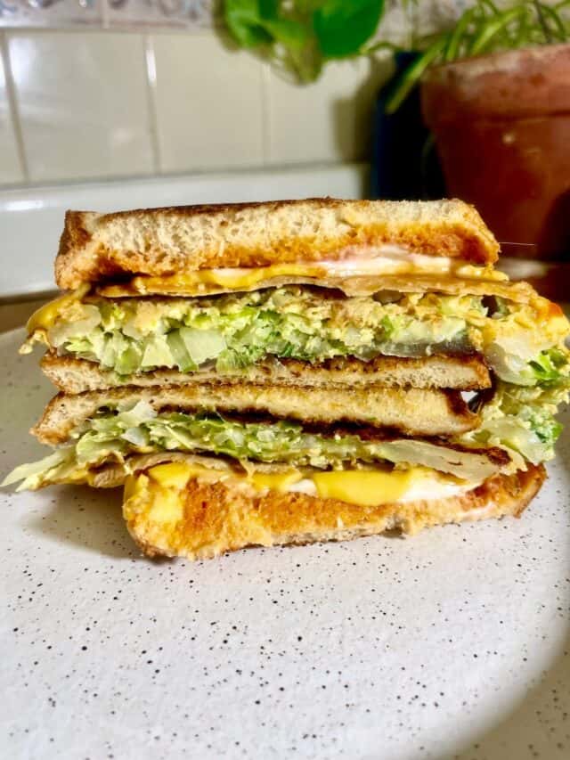 Vegan Gilgeori Toast (Korean Street Toast) - Make Pure Thy Heart