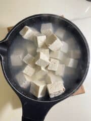 Boiled Tofu with Garlic and Herbs - Make Pure Thy Heart