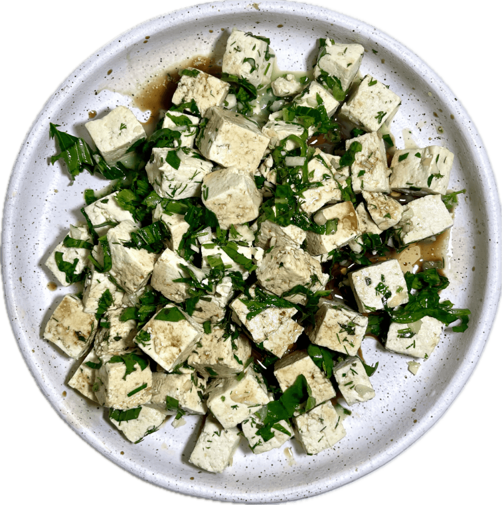 Easy Boiled Tofu With Garlic & Herbs Recipe (15-Minute Vegan Meal ...