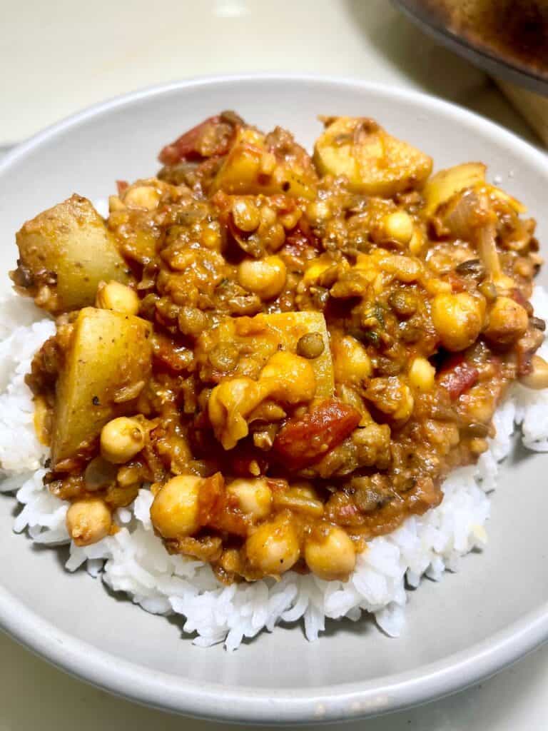 Vegan Keema Matar (Minced Meat Curry) - Make Pure Thy Heart