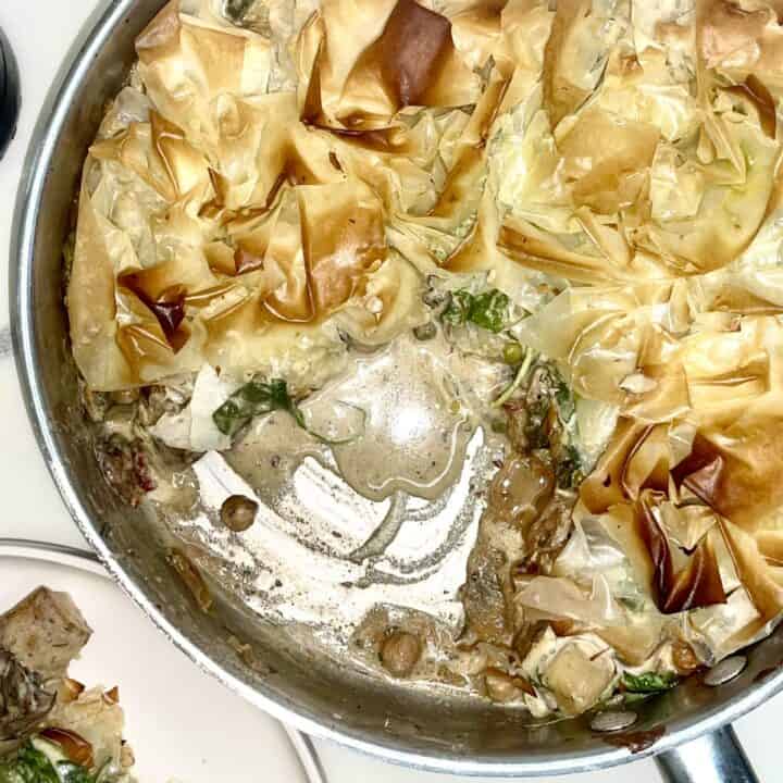 Vegan Phyllo Dough Vegetable Pot Pie - Make Pure Thy Heart