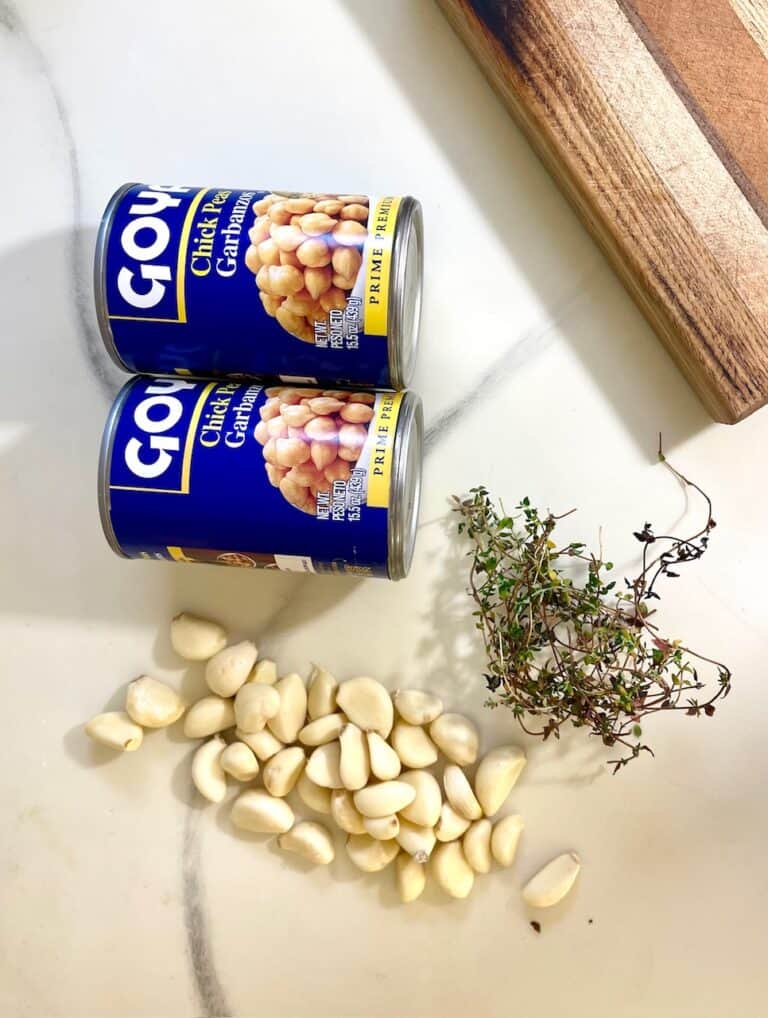 40 Clove Garlic Chickpeas Recipe - Make Pure Thy Heart