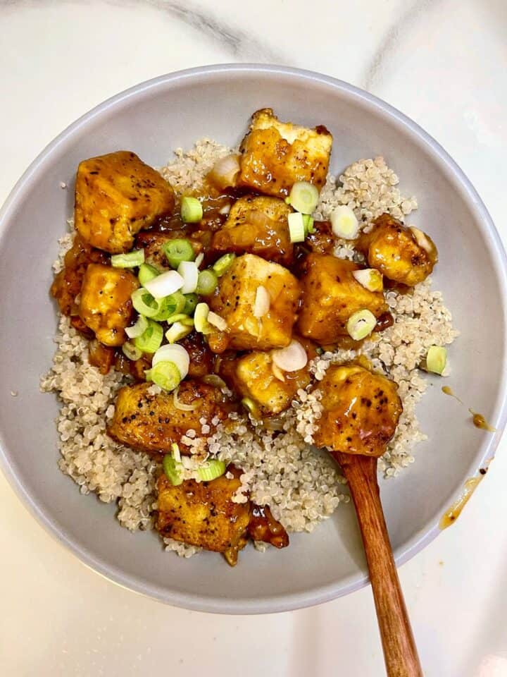 Crispy Sticky Orange Tofu Better Than Takeout - Make Pure Thy Heart