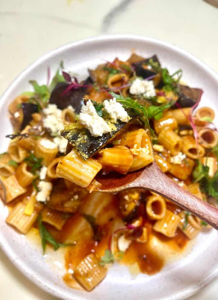 Pasta alla Norma Recipe (Classic Sicilian Eggplant Pasta You’ll Love!) - Make Pure Thy Heart