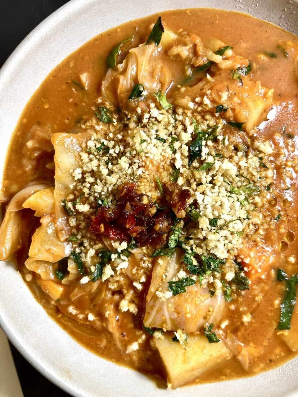 Easy Vegan Unstuffed Cabbage Rolls (One-Pot Recipe) - Make Pure Thy Heart