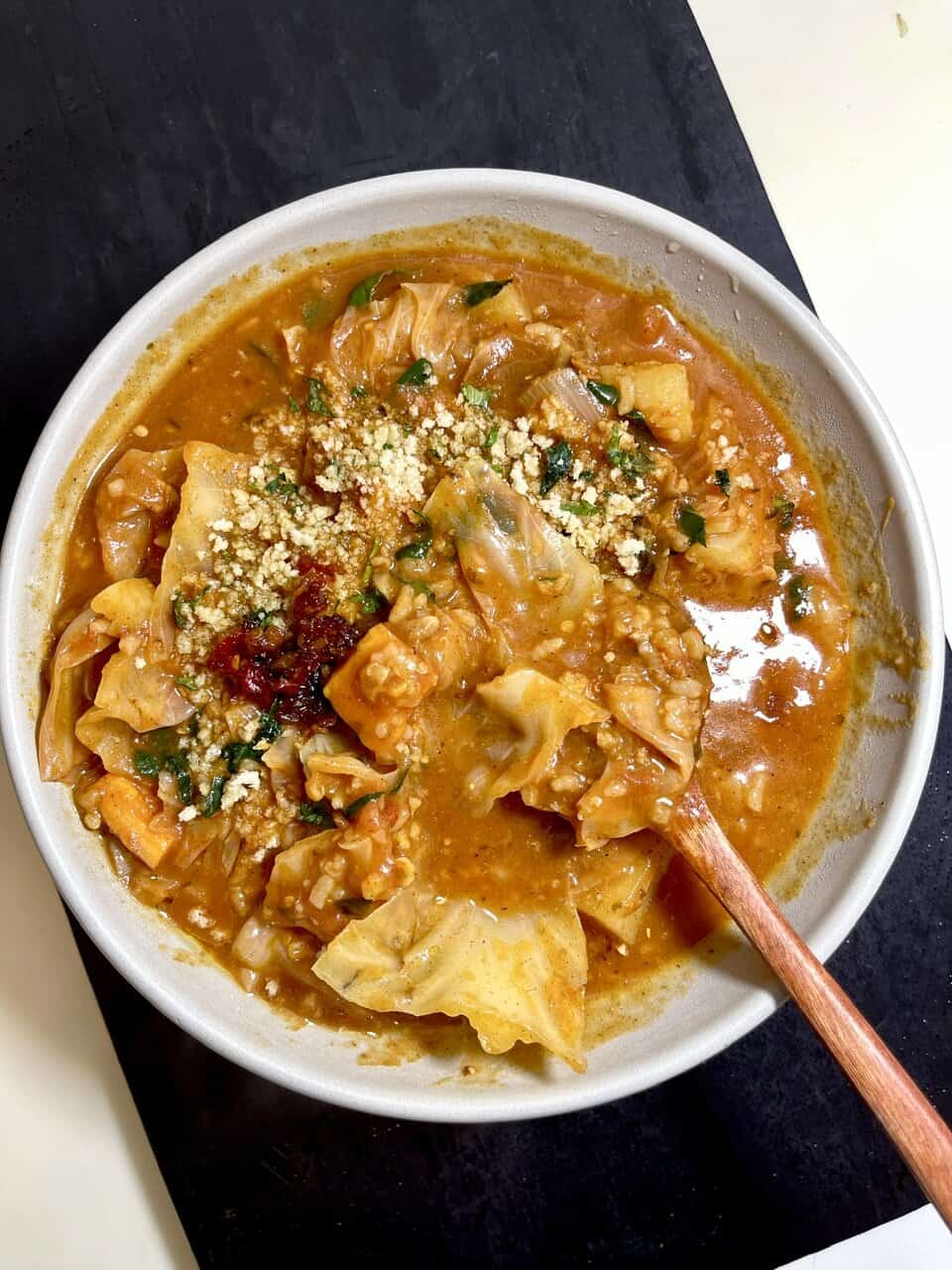 Easy Vegan Unstuffed Cabbage Rolls (One-Pot Recipe) - Make Pure Thy Heart