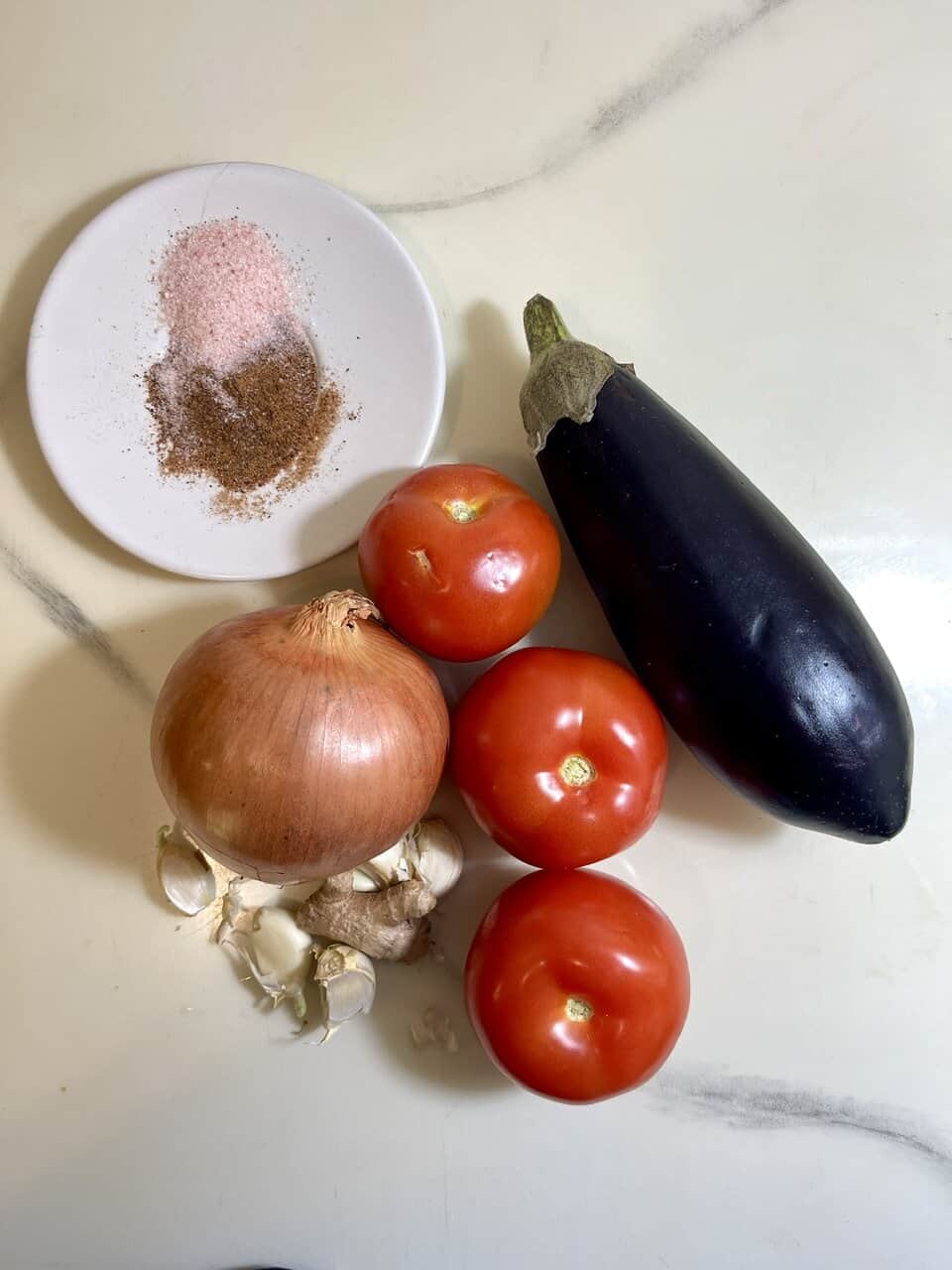 Baingan Bharta (Smoky Indian Eggplant Curry) - Make Pure Thy Heart